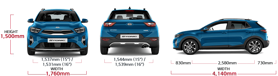 Kia Stonic | Specification | 5 Door SUV | Kia Mauritius