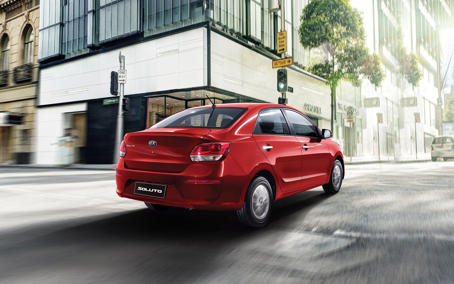 Imagenes de autos sedan Kia Soluto | Kia Peru