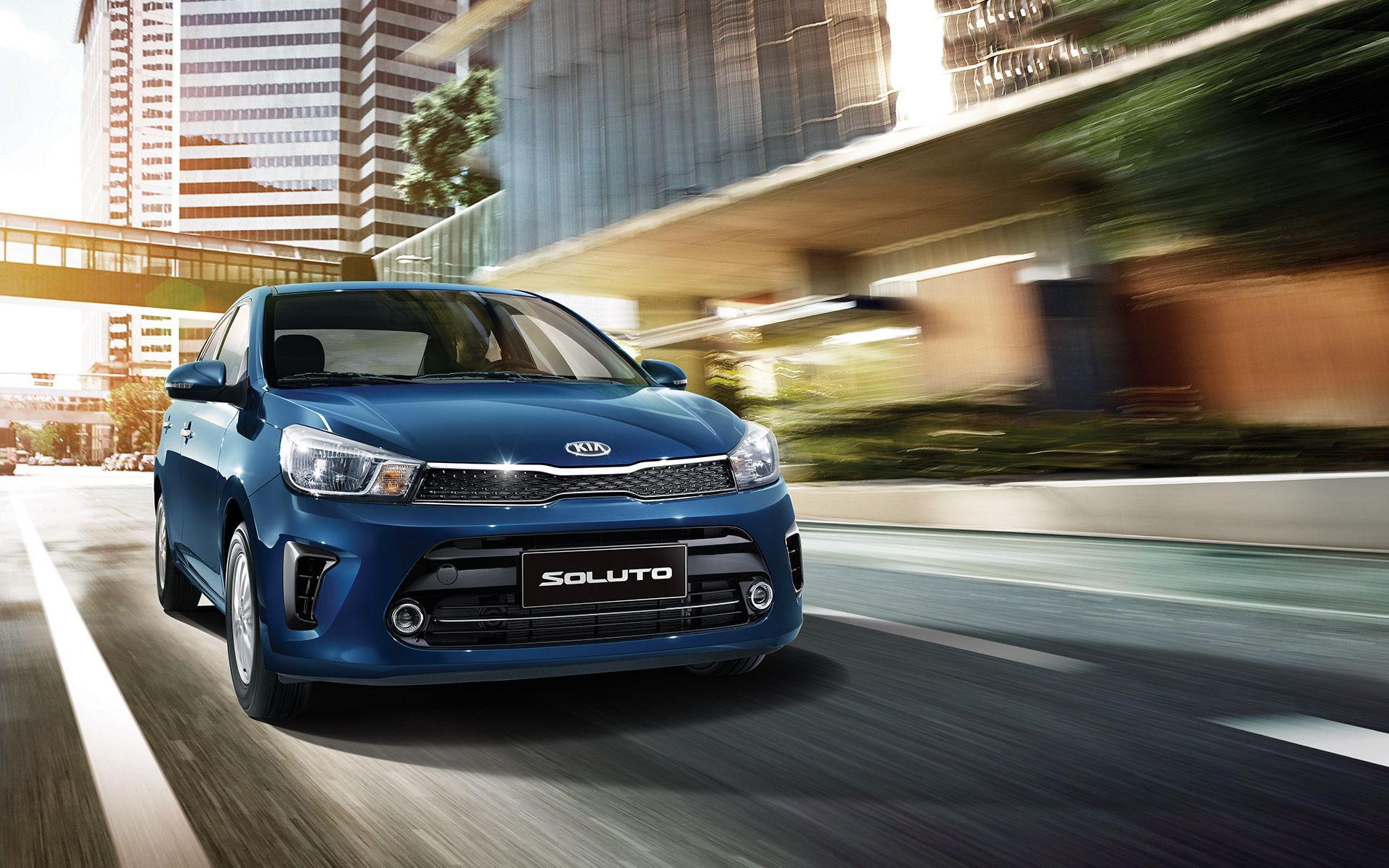 Imagenes de autos sedan Kia Soluto | Kia Peru